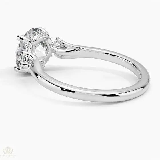 Floating Three Stone Diamond Engagement Ring [Setting Only] - EC124 ...